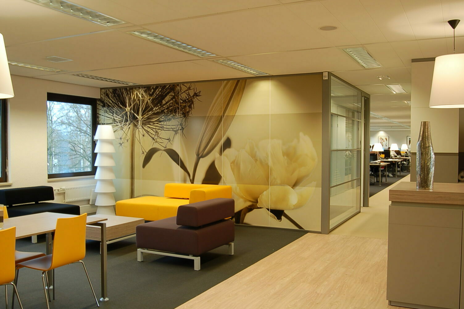 DBZ 100 V-line gesloten wand - Debazis Systeemwanden