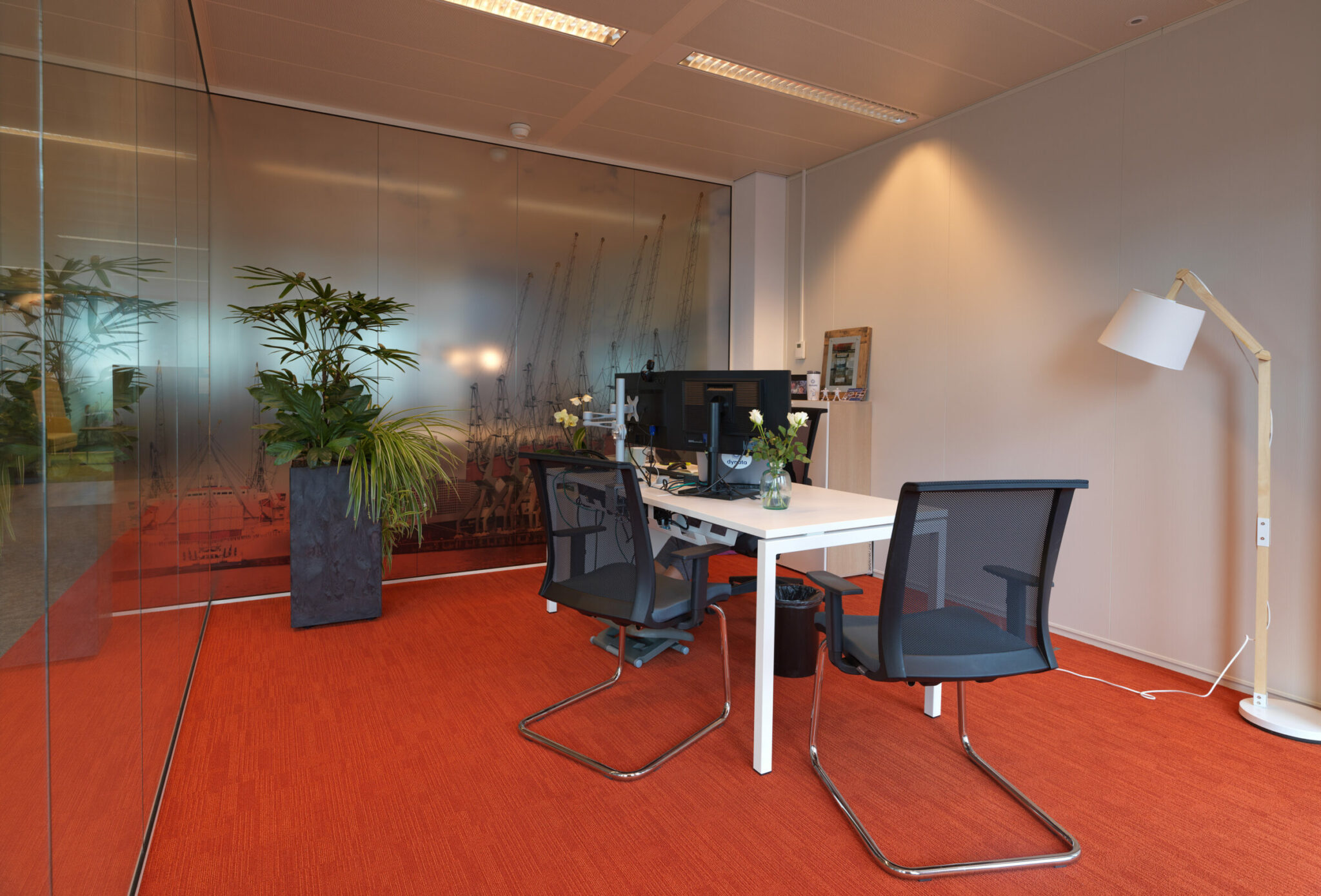 DBZ 100 V-line gesloten wand - Debazis Systeemwanden